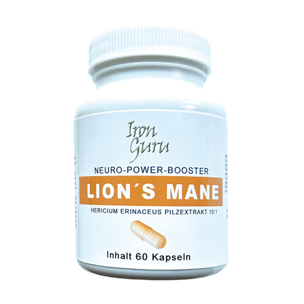 IRON GURU LION´S MANE Kapseln 600mg 10:1 :: Iron Guru